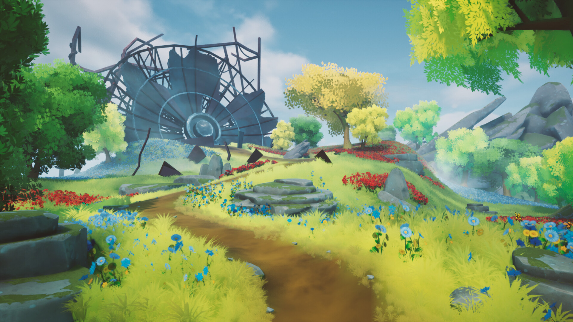 ArtStation - Fantasy Summer Location Concept