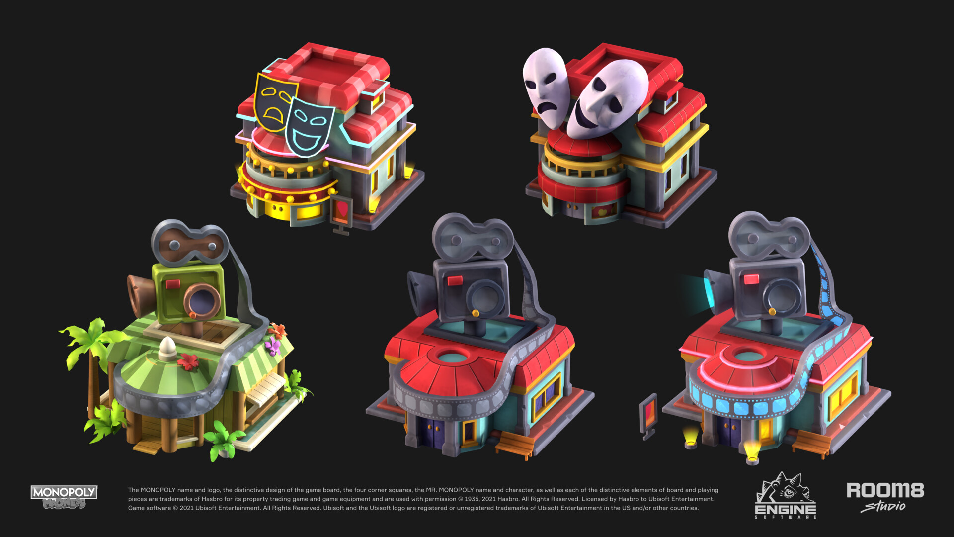 Room 8 Studio - Portfolio - Stylized Buldings Pack