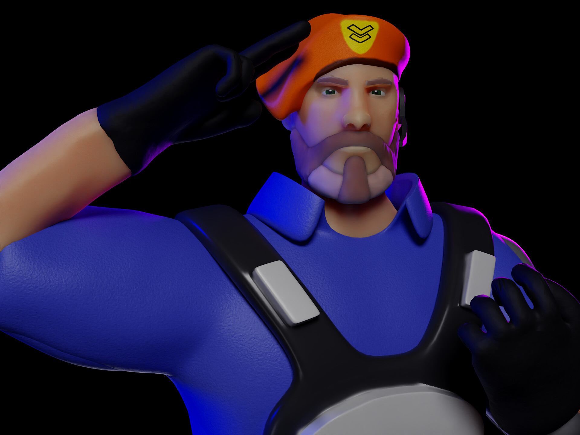 ArtStation - Brimstone from Valorant