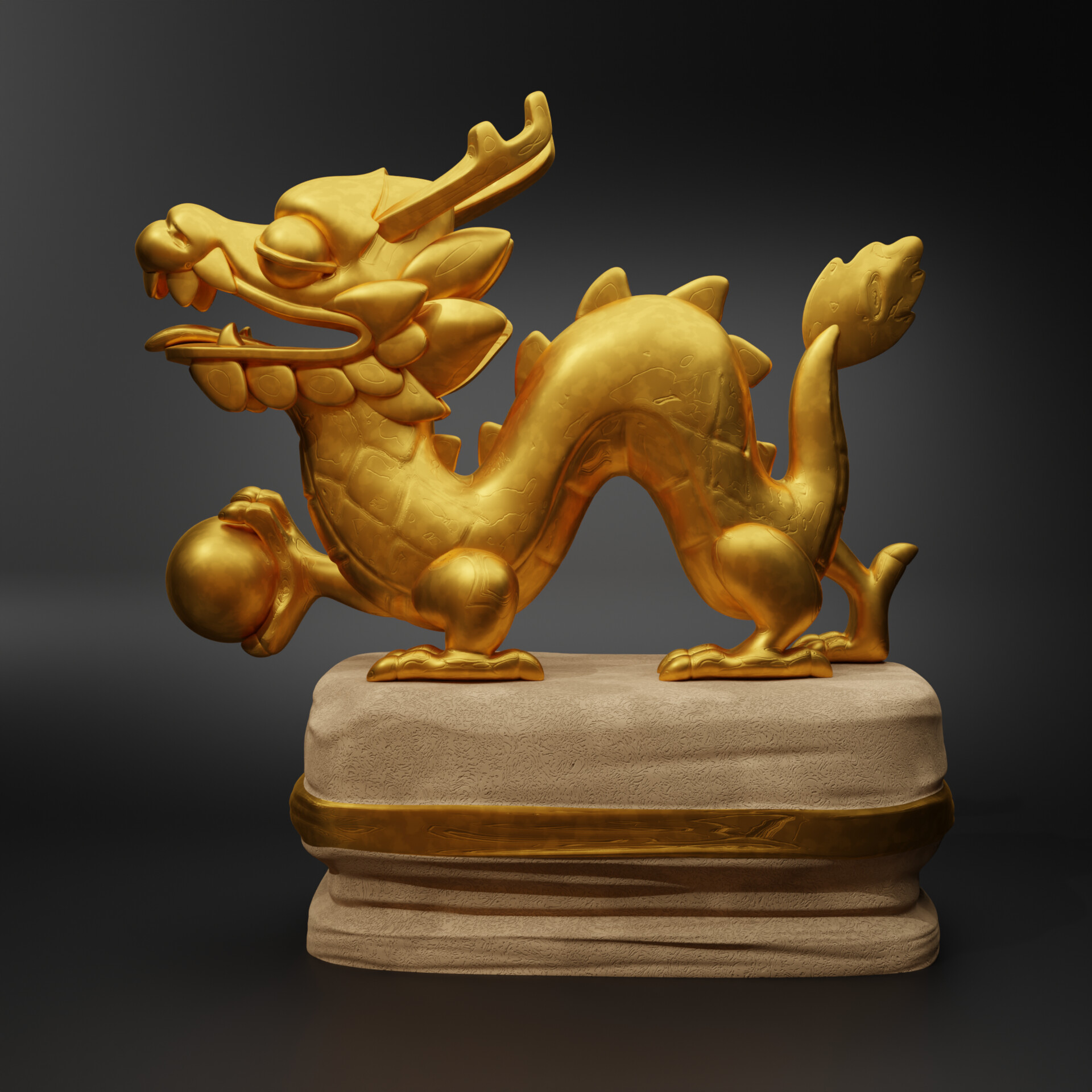 ArtStation - Dragon Sculpt