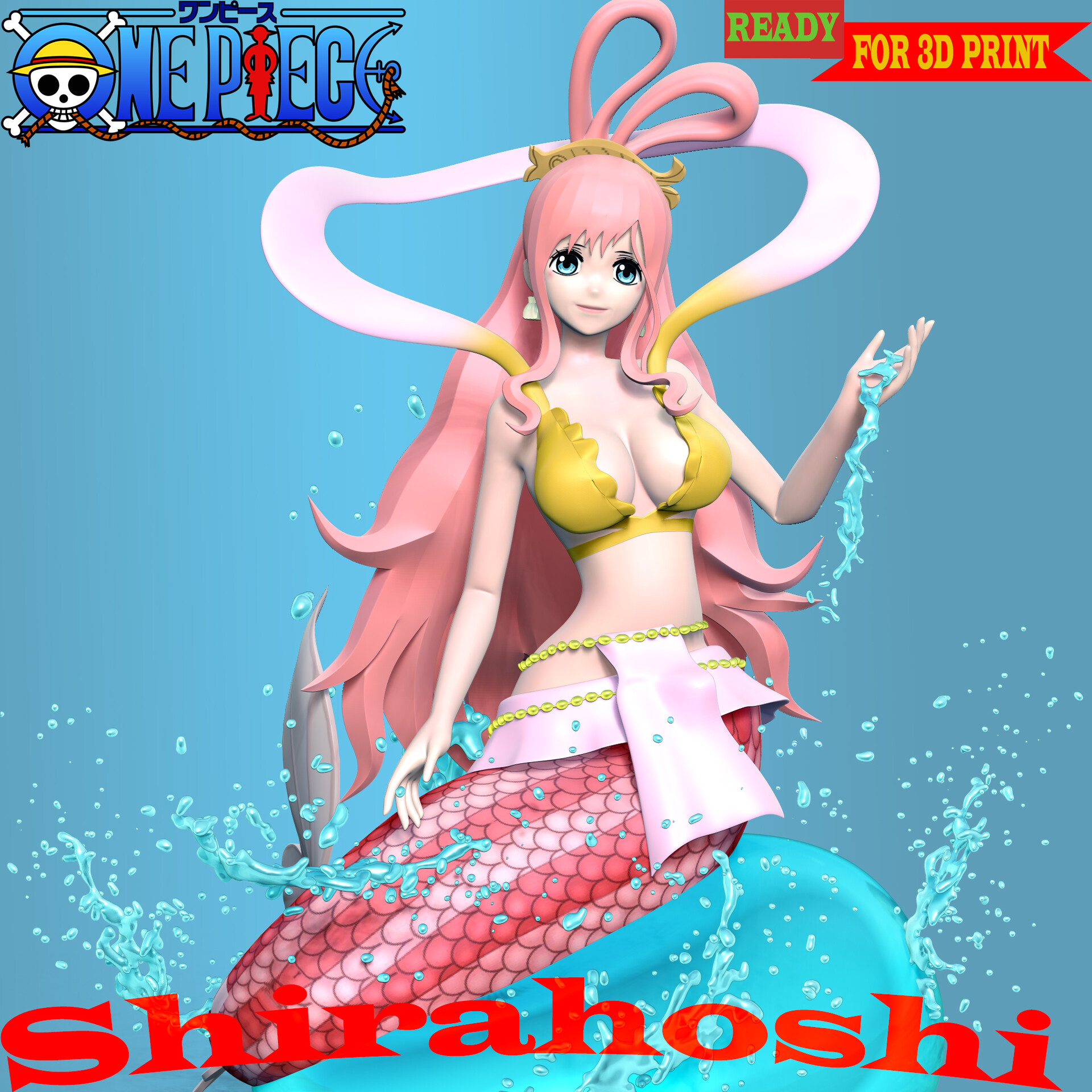 Artstation Shirahoshi One Piece Battle Dance