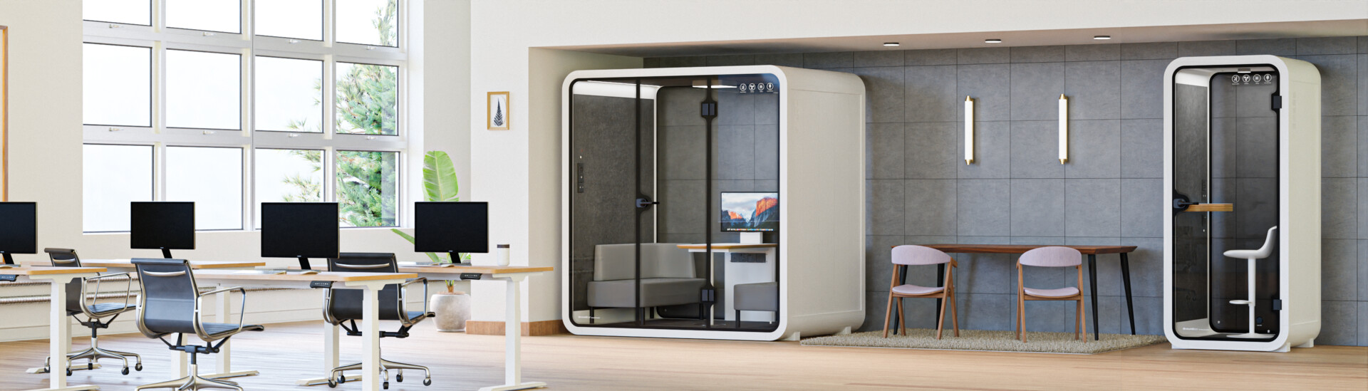 ArtStation - Soundbox Pods - New Office Environment 3D product renders