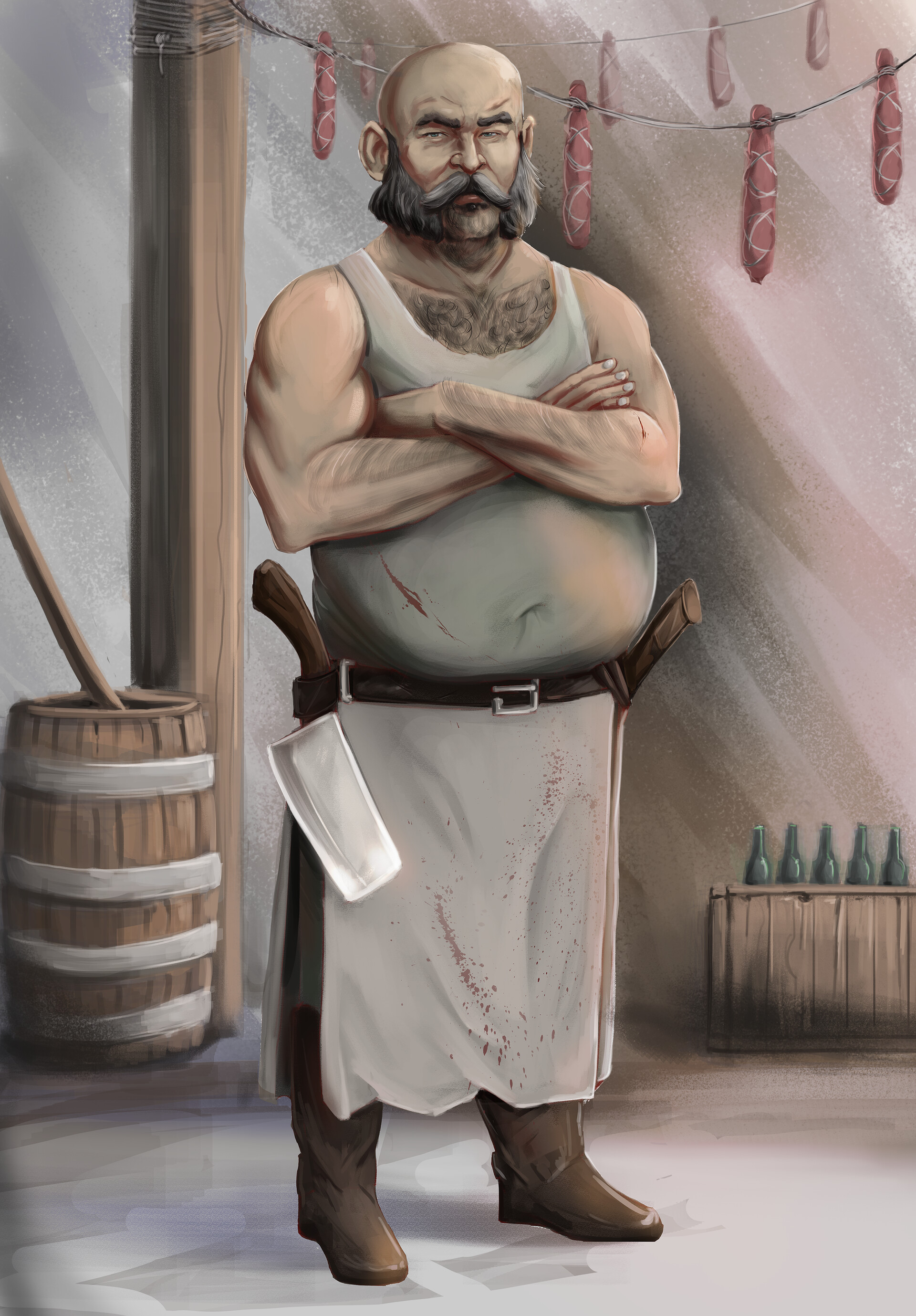 ArtStation - Tavern Butcher