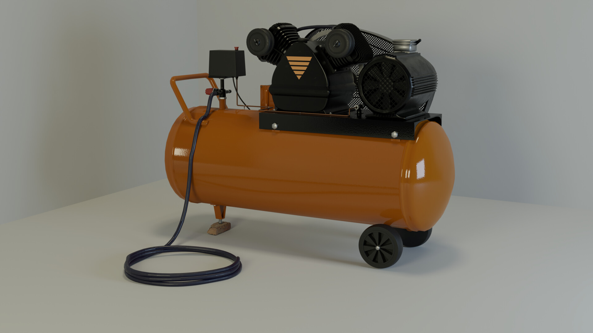 ArtStation - My first Blender project. Compressor.