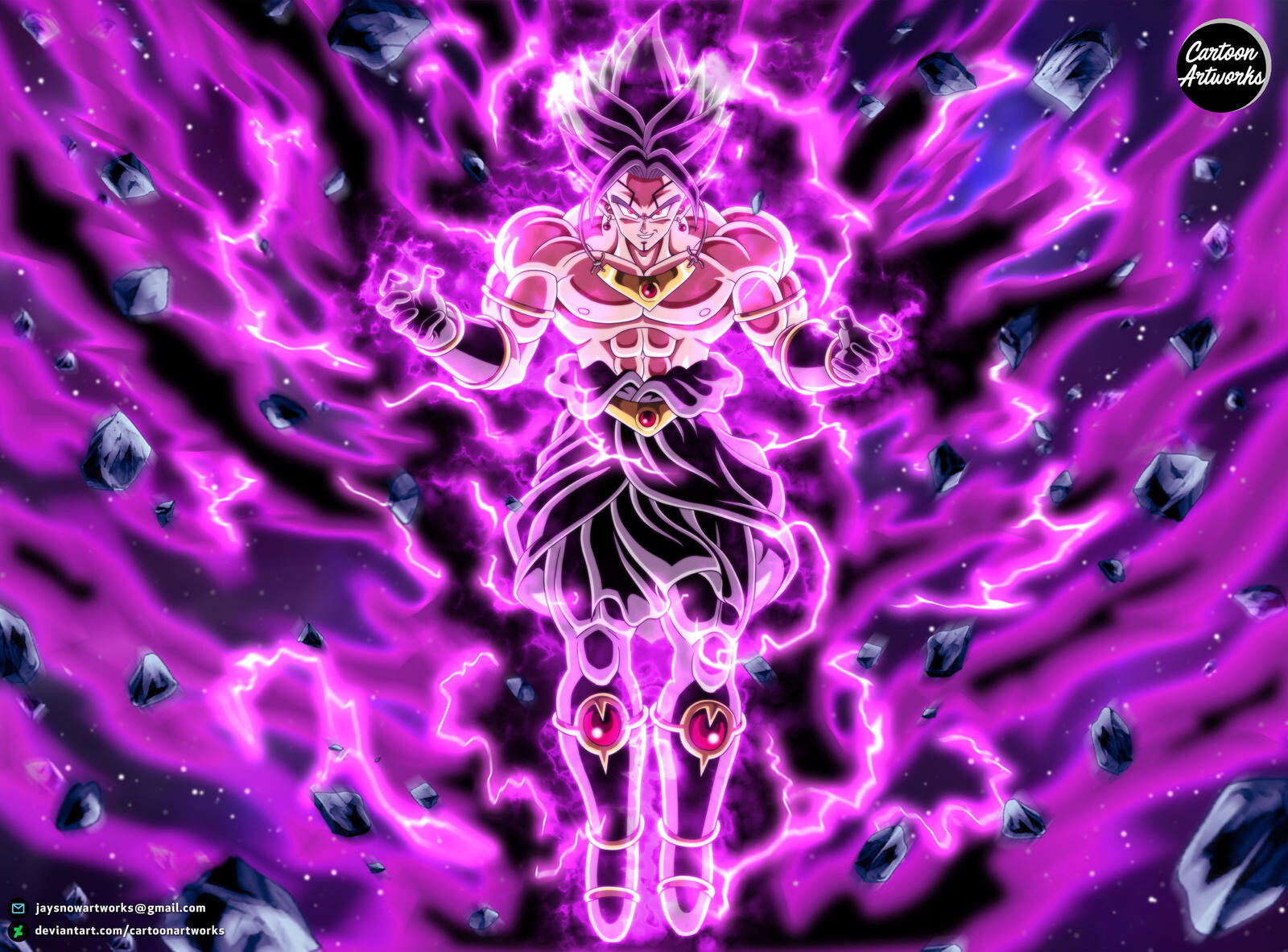 ArtStation - Saiyan OC Aura Burst = COMMISSION