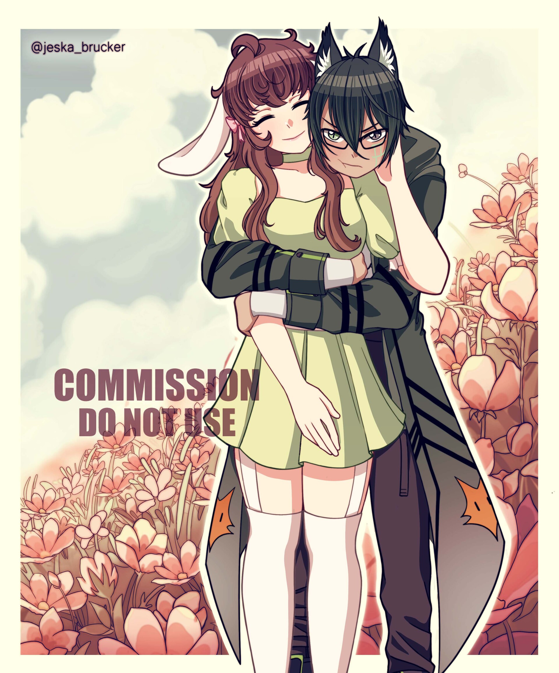 ArtStation - [Commission] Client's OCs - Cyta and Rosie