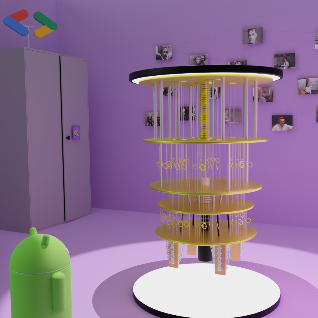 ArtStation - Quantum Computer 3D Model