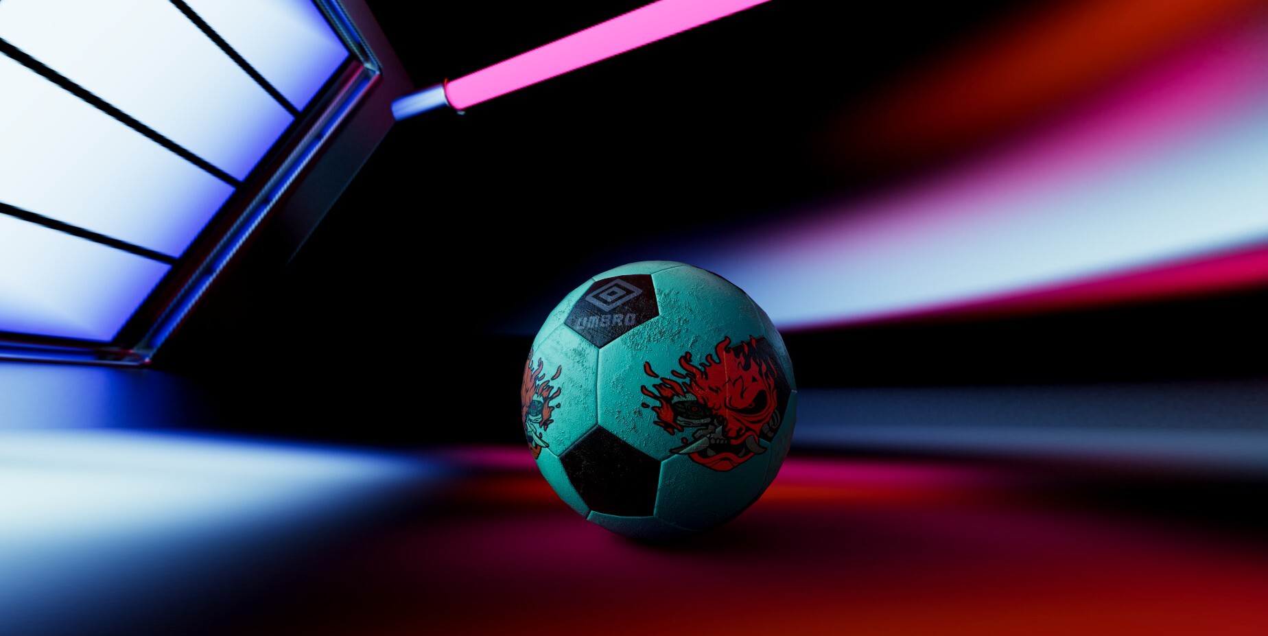 ArtStation - Cyberpunk Inspired Soccer Ball