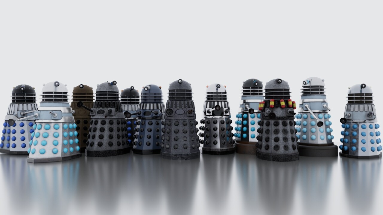 ArtStation - Dalek collection render
