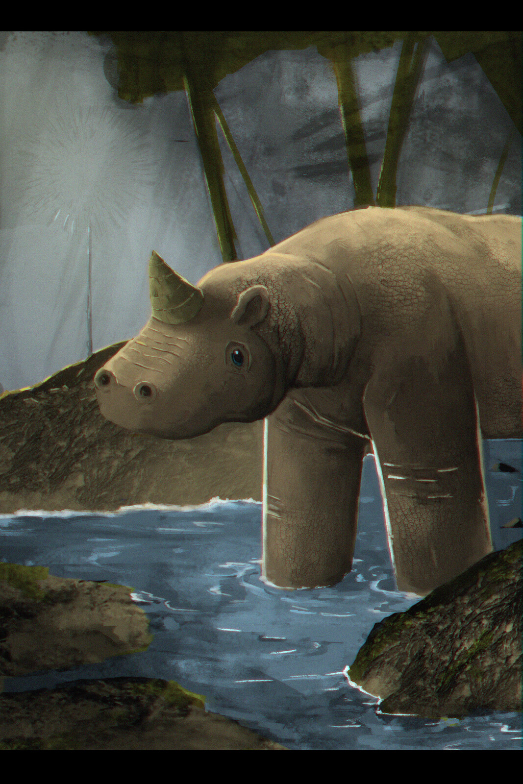 Omar Sánchez - Badak-Api legend concept art