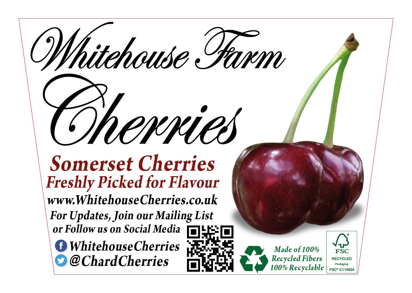 Edmund Fovargue - 2D: Eco Cherry Punnet Artwork (2021)