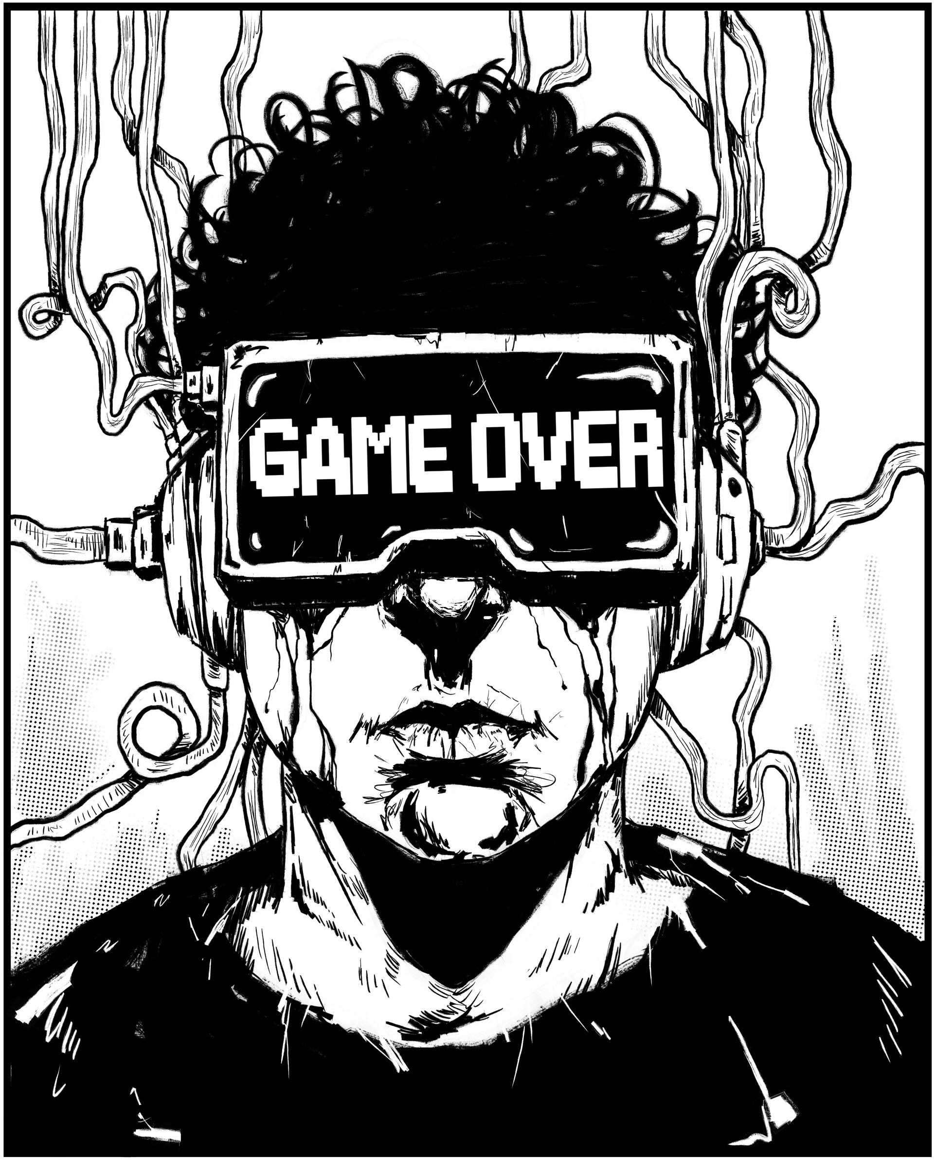 ArtStation - Inktober - Game Over