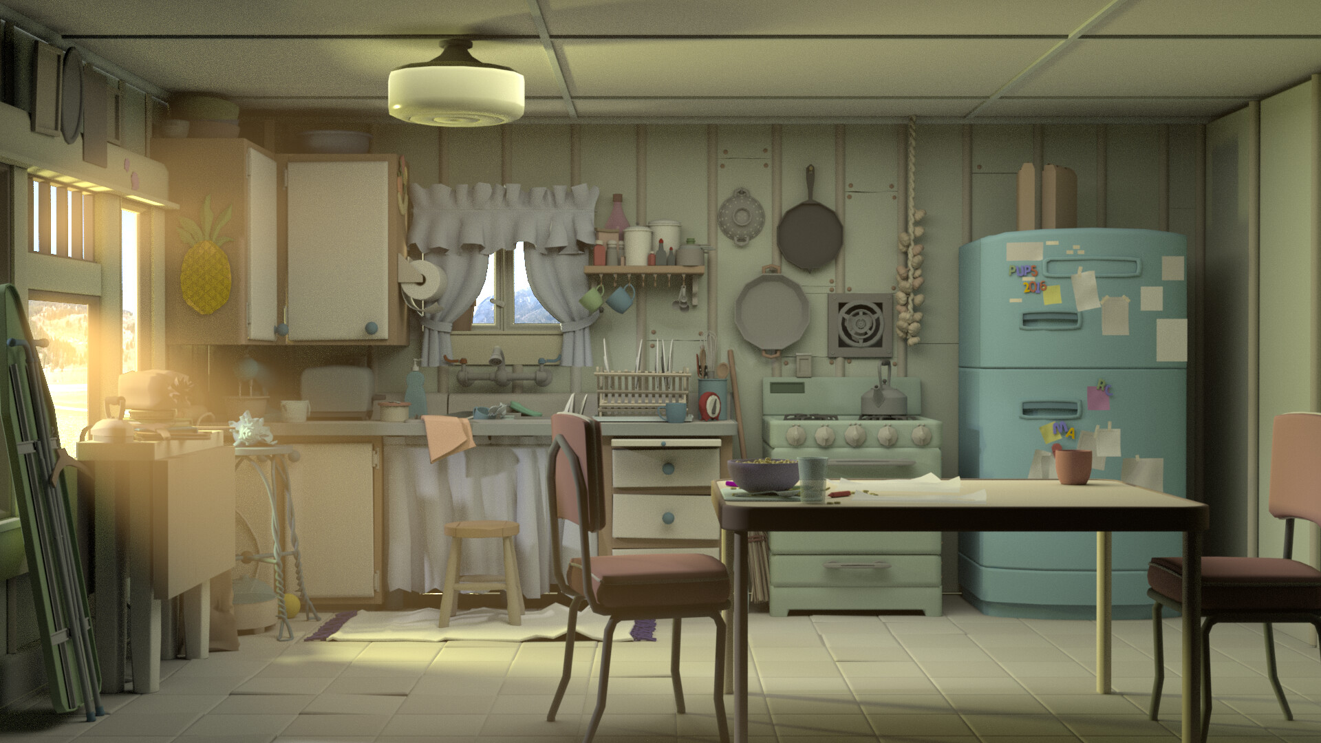 ArtStation - Daytime Kitchen