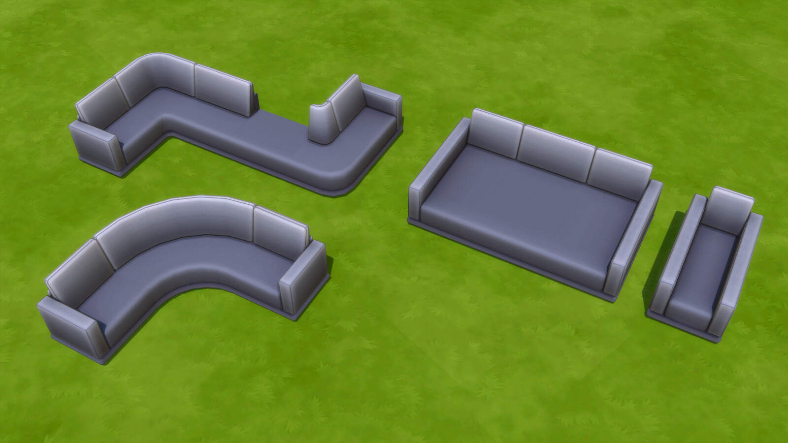 Alex - Modern Living Room - The Sims 4 Style