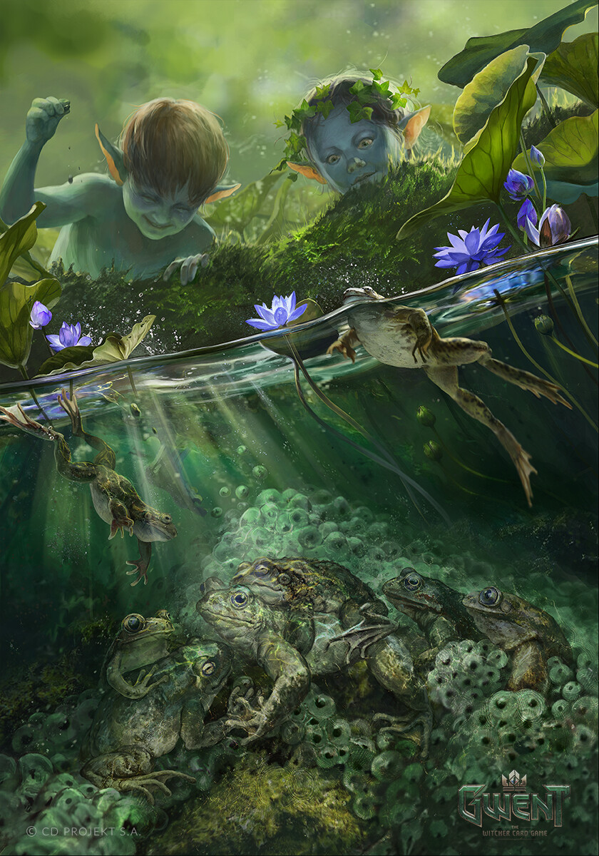 ArtStation - Frog Mating Season - Illustration