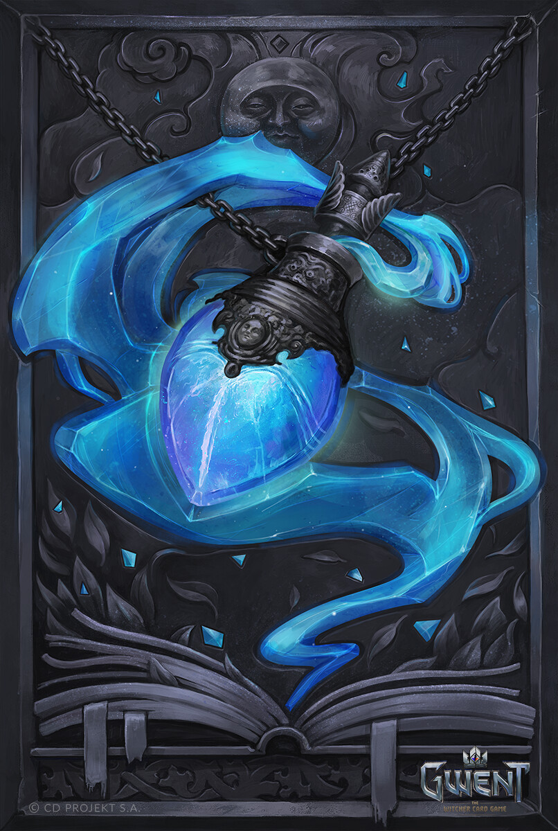ArtStation - Forbidden Knowledge cardback - Gwent
