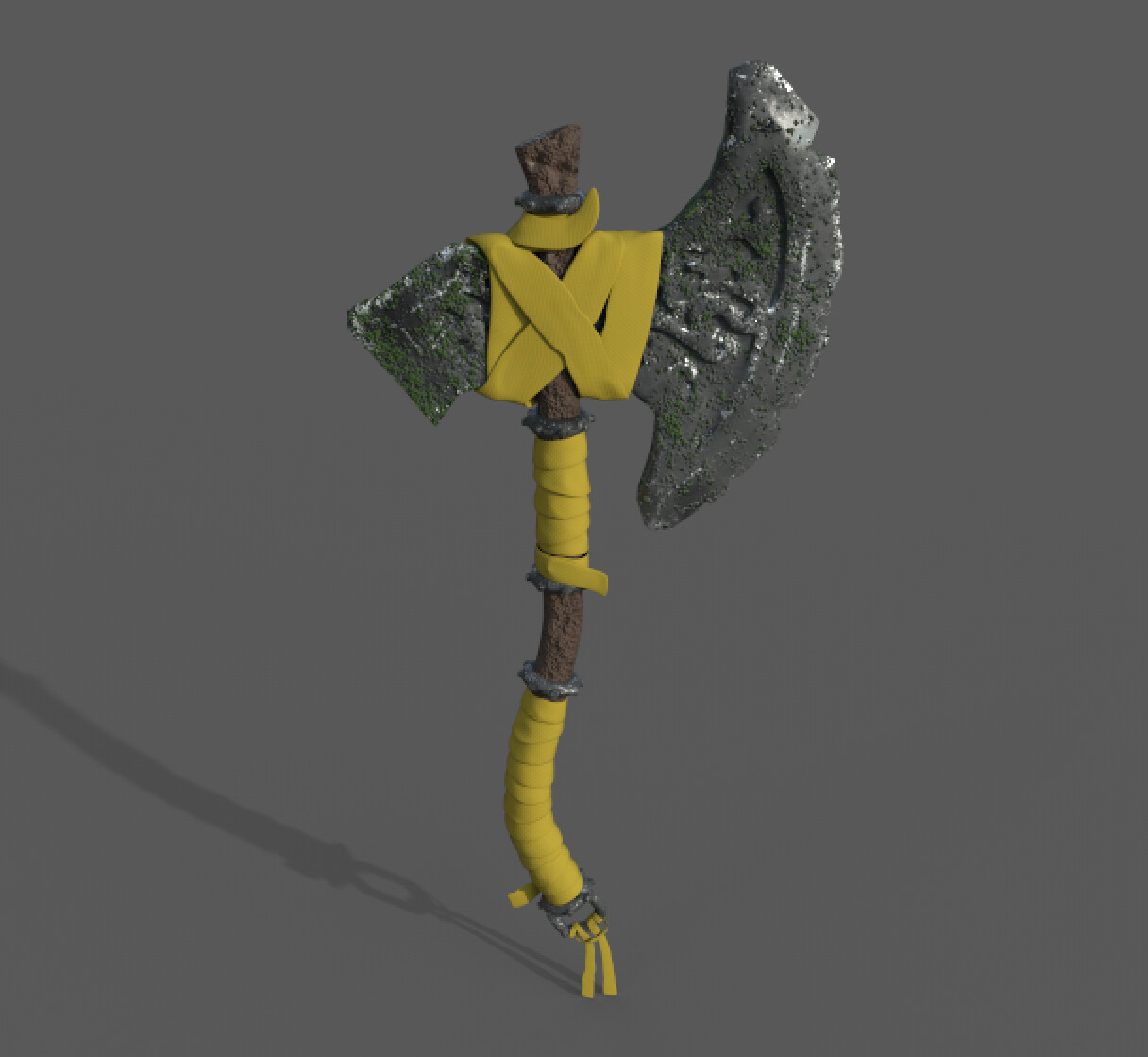 ArtStation - Low Poly 3D Axe