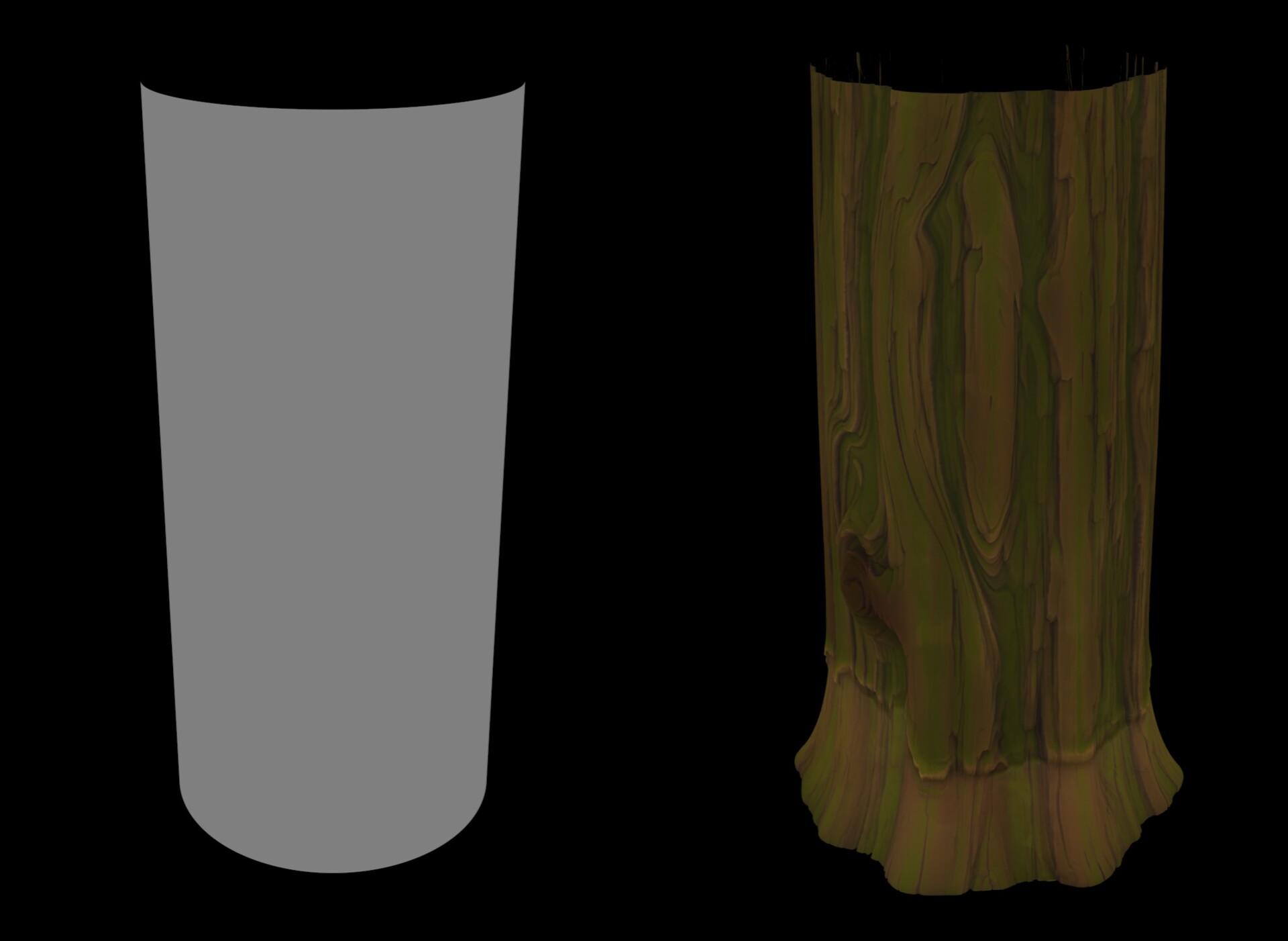 Sherif Dawoud | 3D Game Artist - Stylized Tree bark - Substance Designer