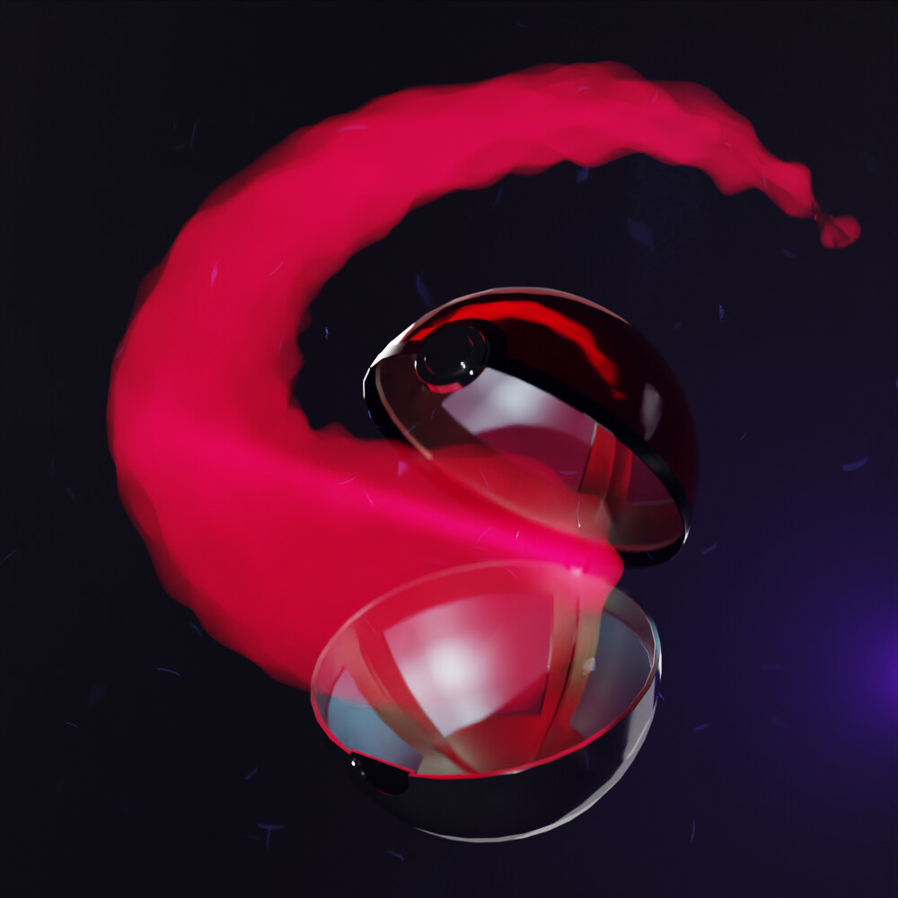 ArtStation - pokeball