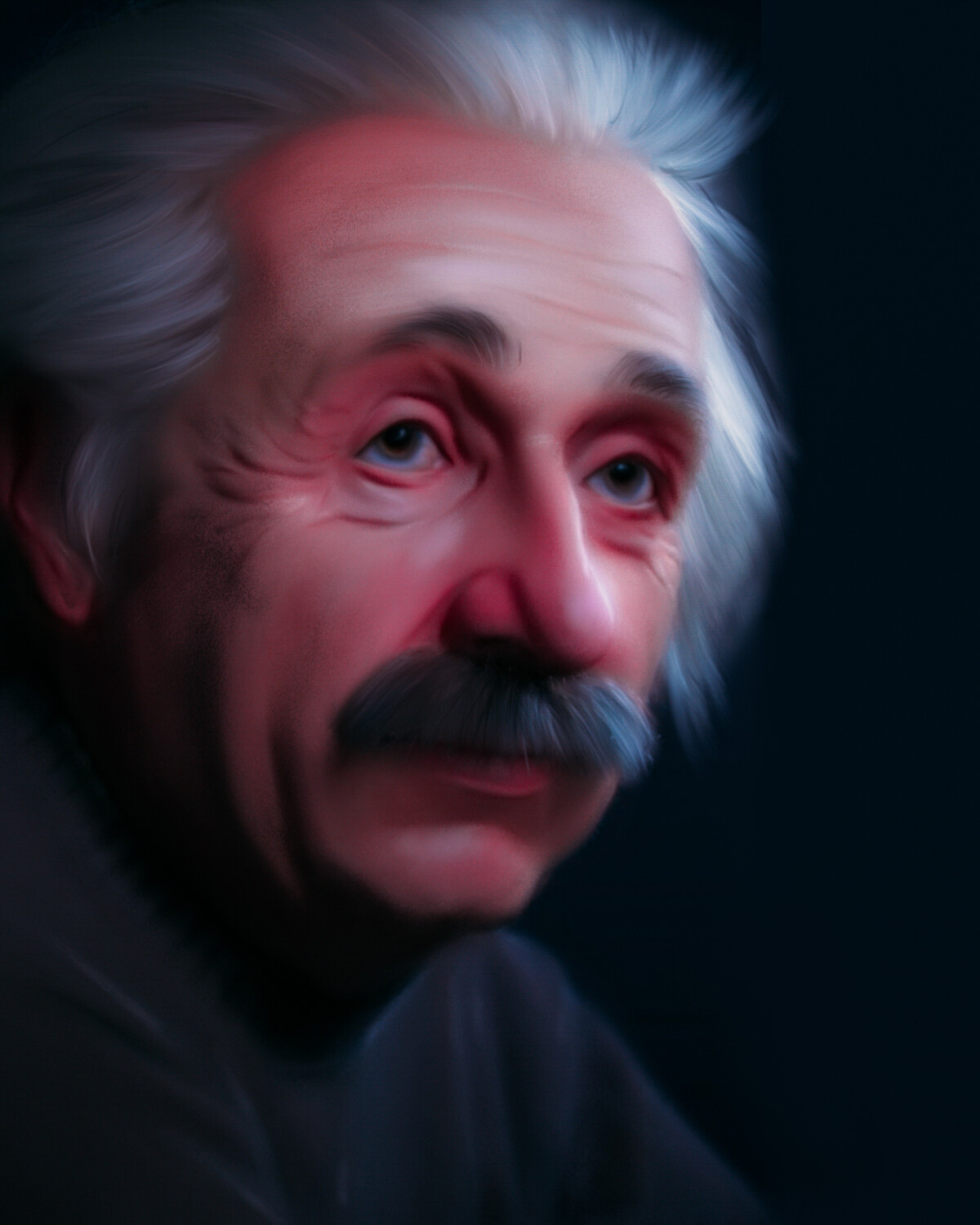 ArtStation - Portrait : Albert Einstein