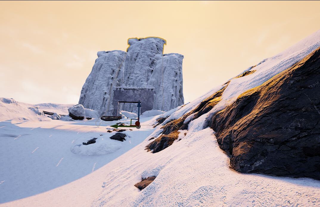 ArtStation - Learn Unreal Engine Snow Environment (Practice Work)