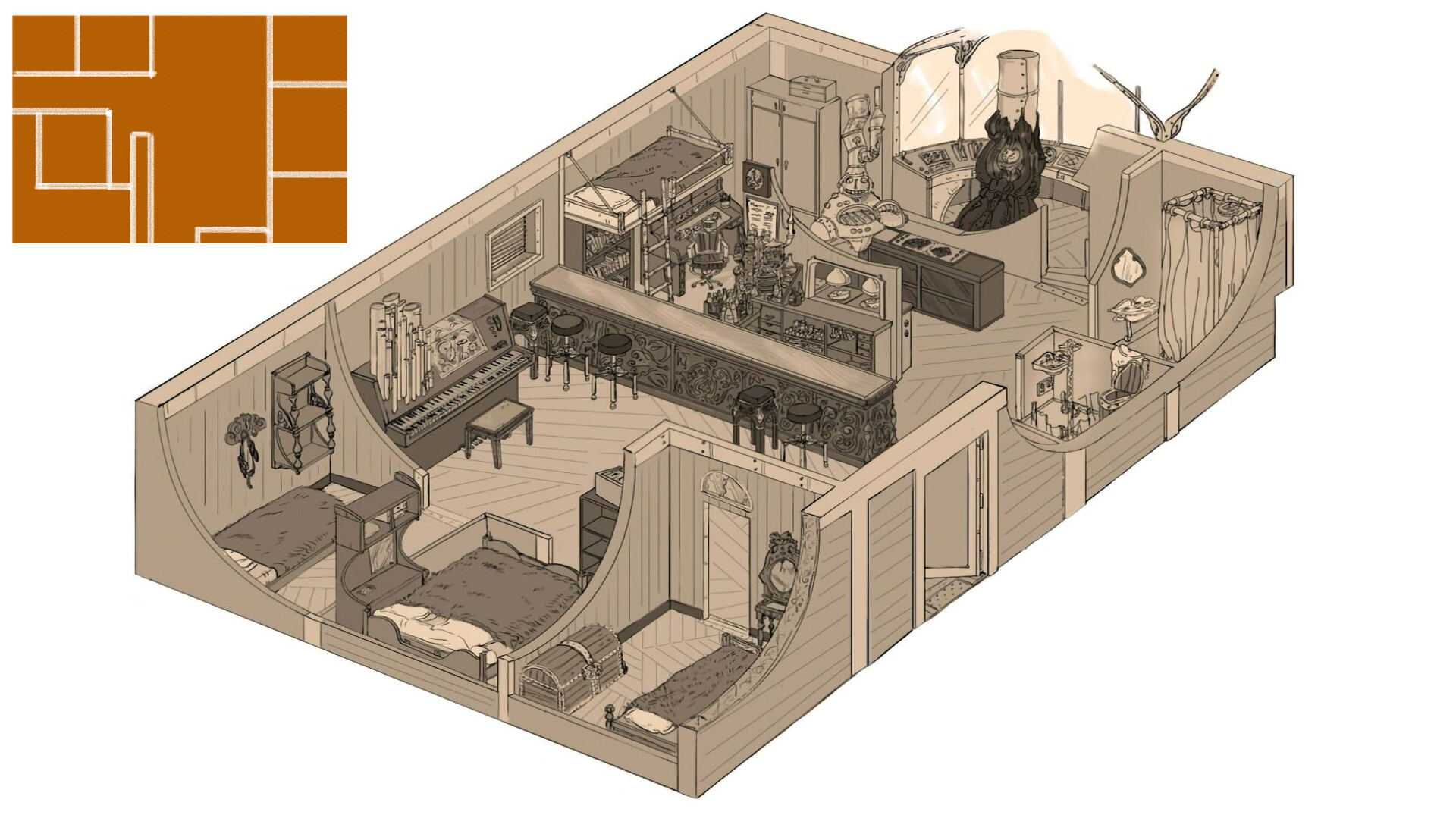 ArtStation - Modular Saloon