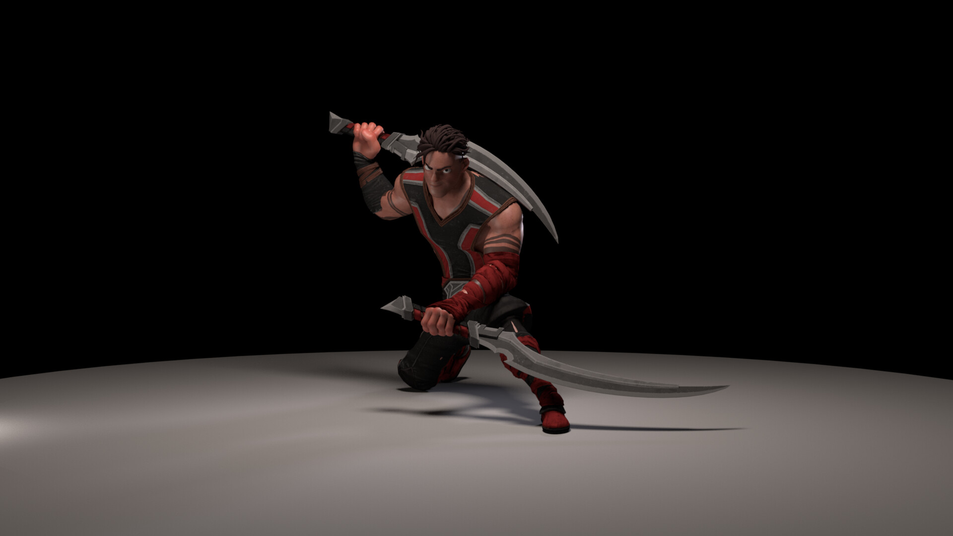 ArtStation - Ninja with Pose