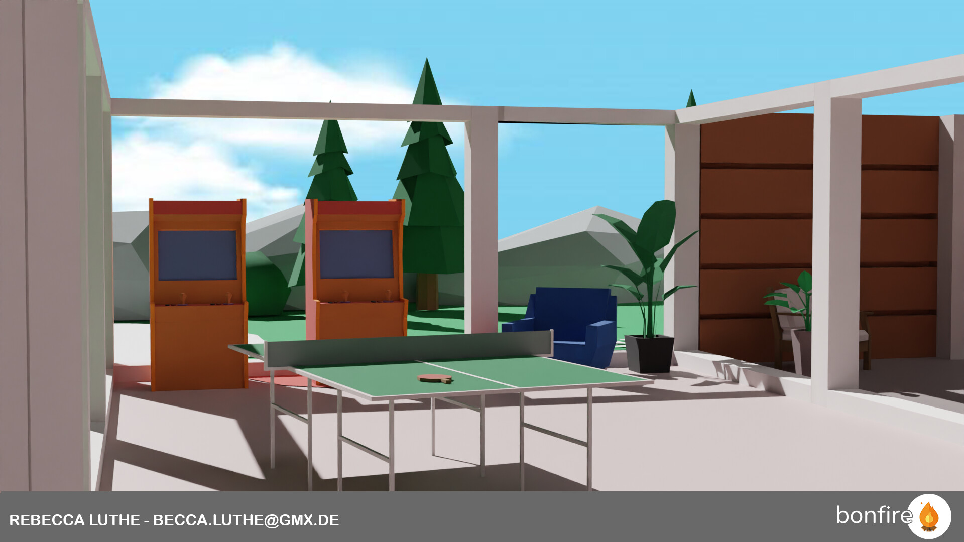 Rebecca Luthe - Low Poly Environment for bonfire HQ