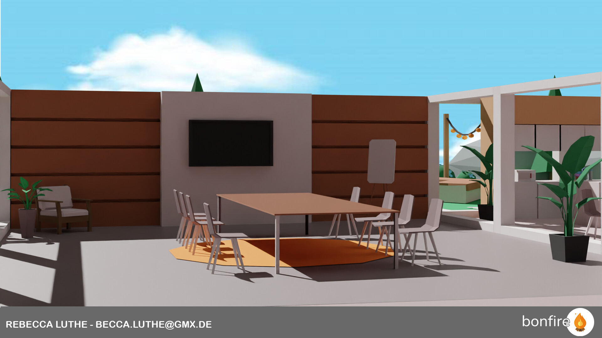 Rebecca Luthe - Low Poly Environment for bonfire HQ