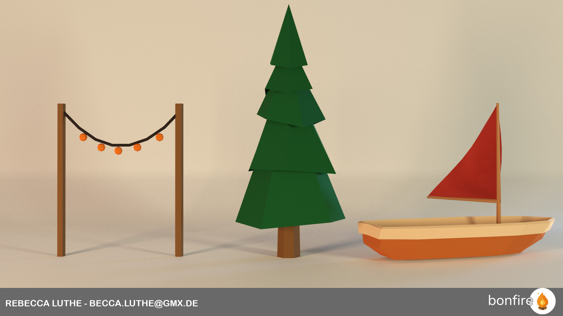 Rebecca Luthe - Low Poly Environment for bonfire HQ