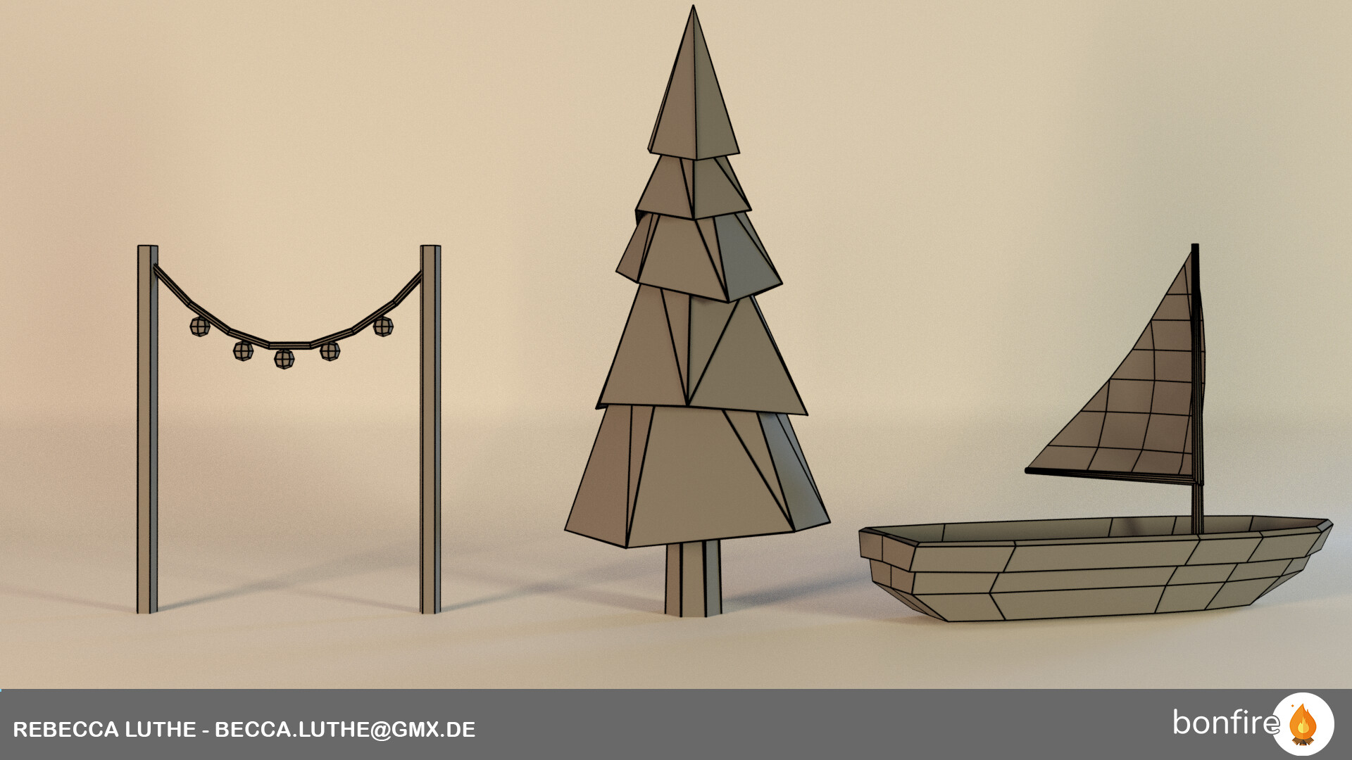Rebecca Luthe - Low Poly Environment for bonfire HQ