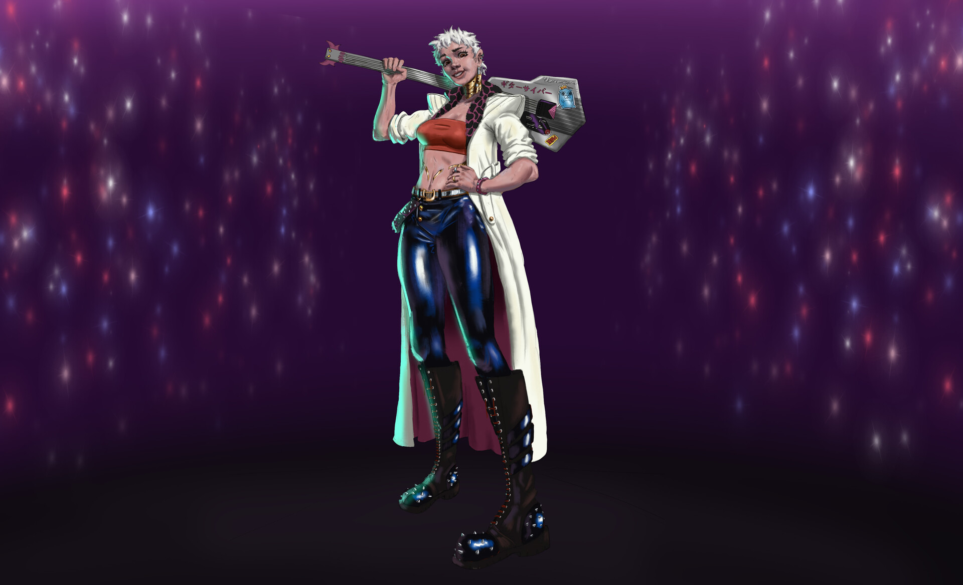 Mustafa Fışkın - Cyberpunk Rockerboy Character