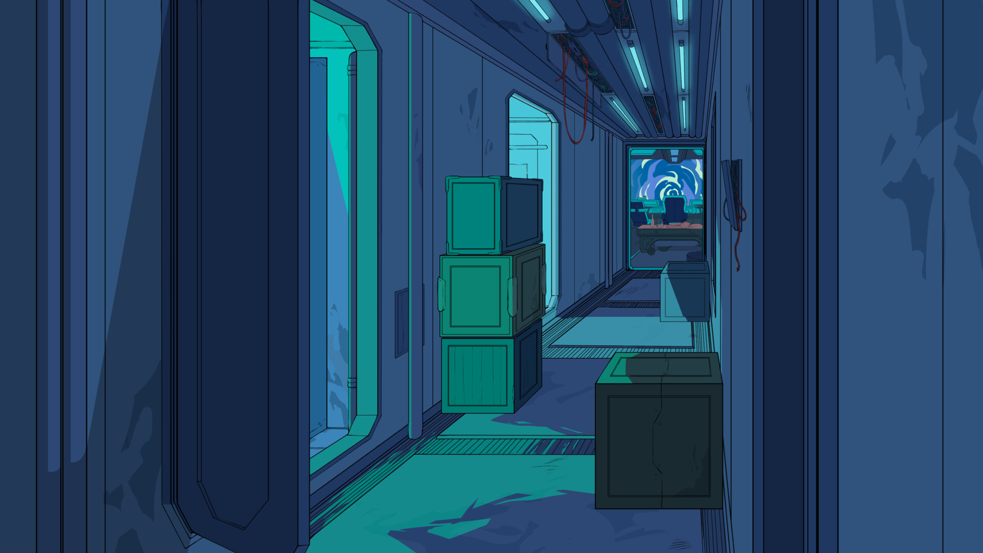 ArtStation - Bitter SIlver - Hallway