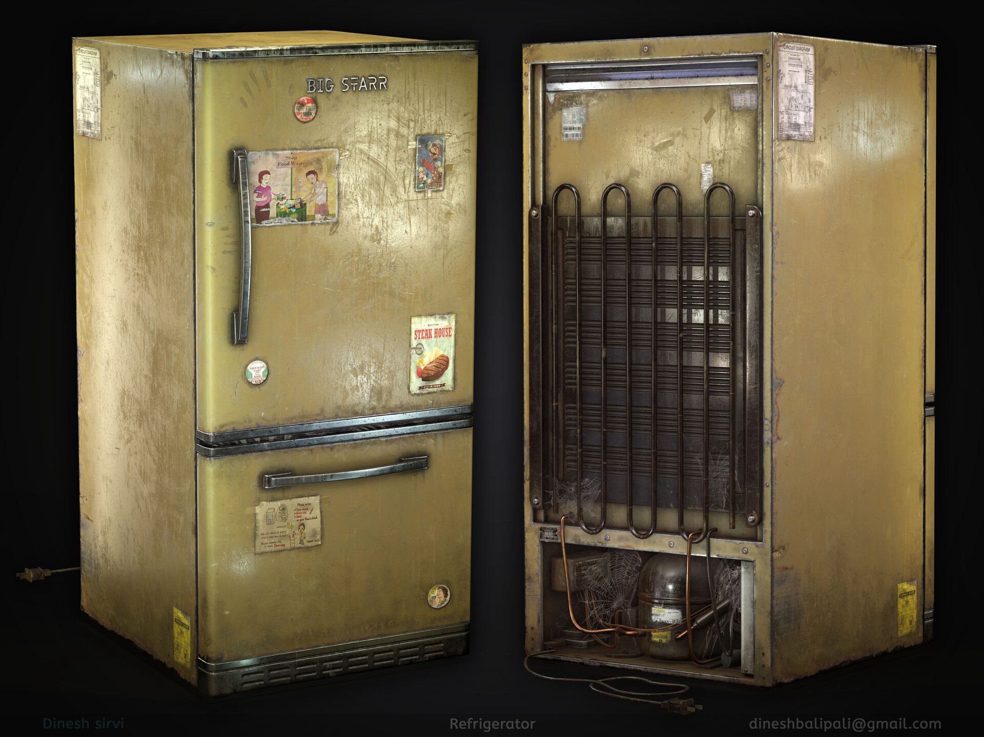 Dinesh sirvi - 90's Refrigerator