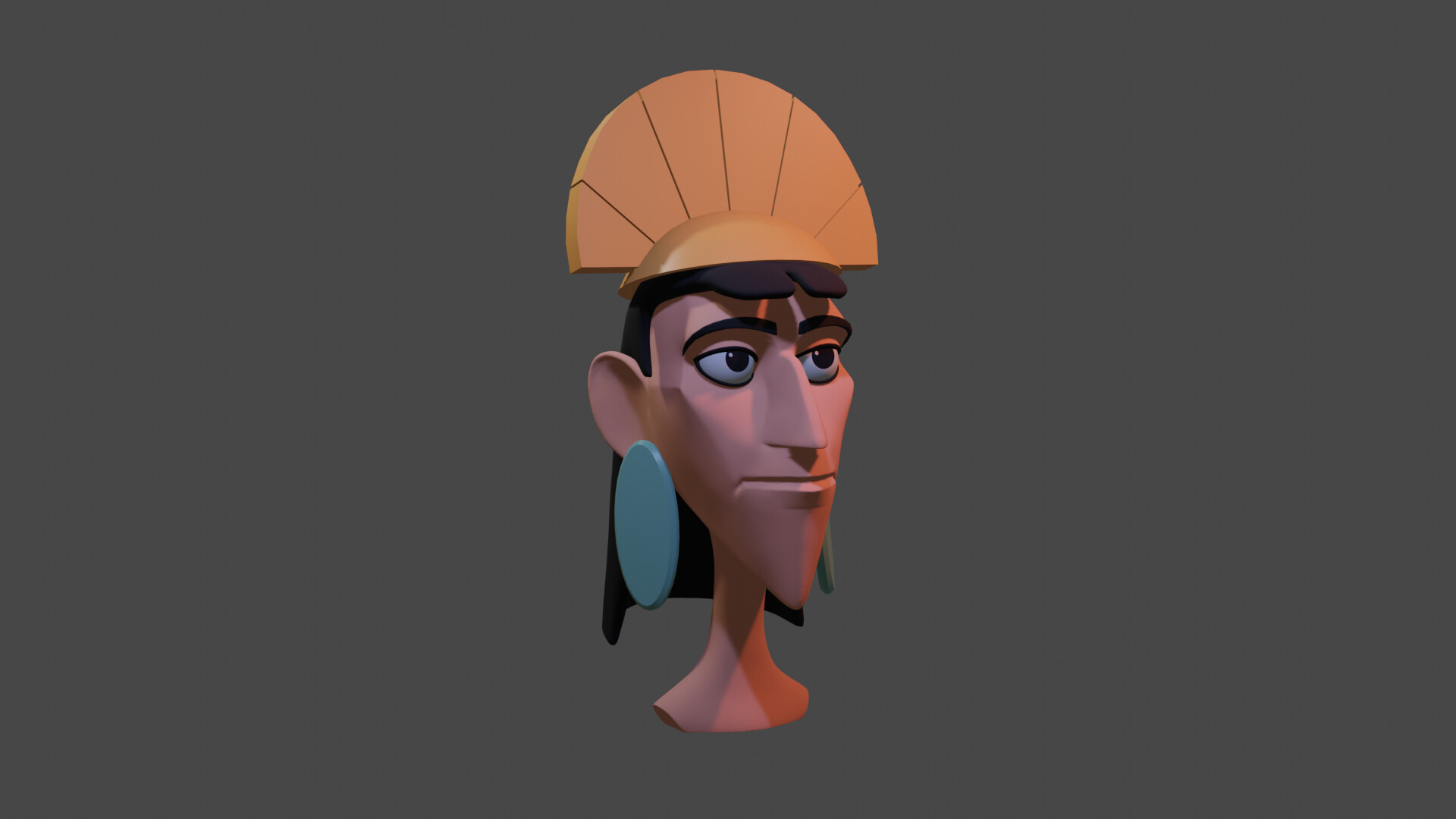 ArtStation - Emperor Kuzco's 3D Model