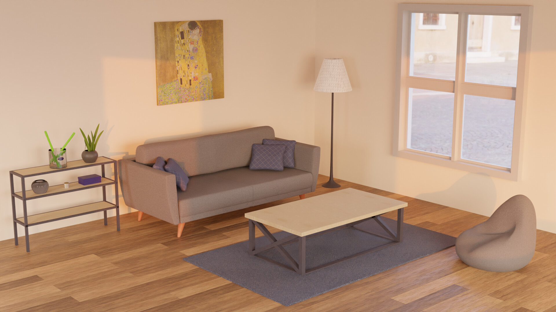 ArtStation - Interior design 3d model (blender)