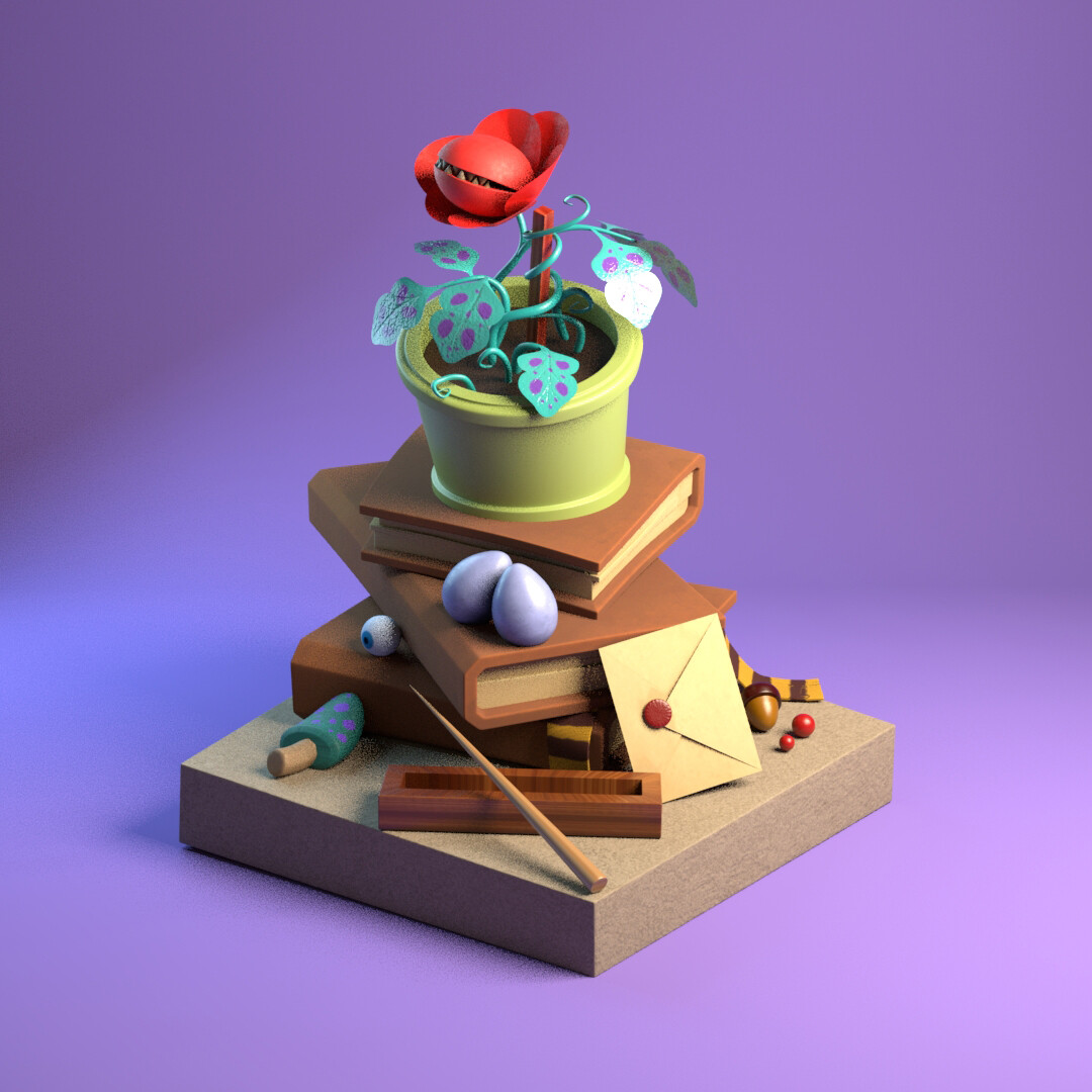 ArtStation - Books, nature and magic