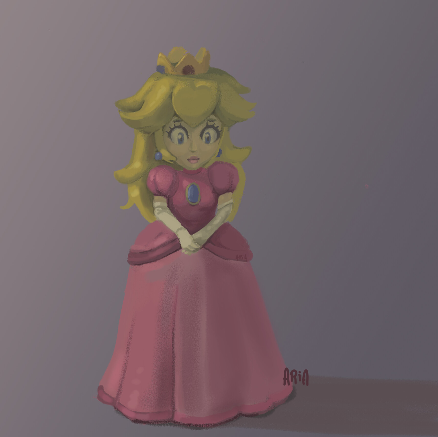 ArtStation - Princess Peach study