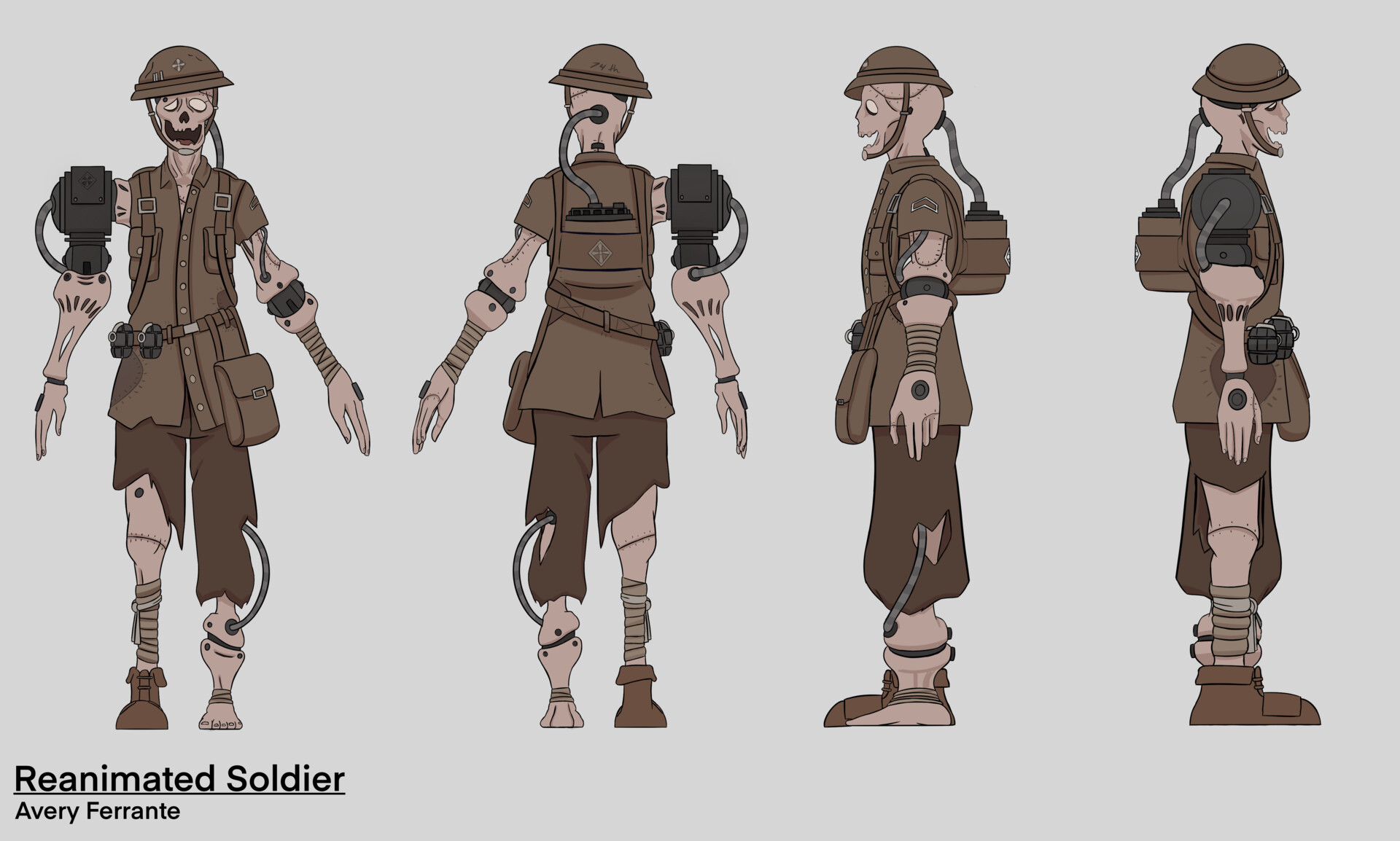 ArtStation - Reanimated Soldier