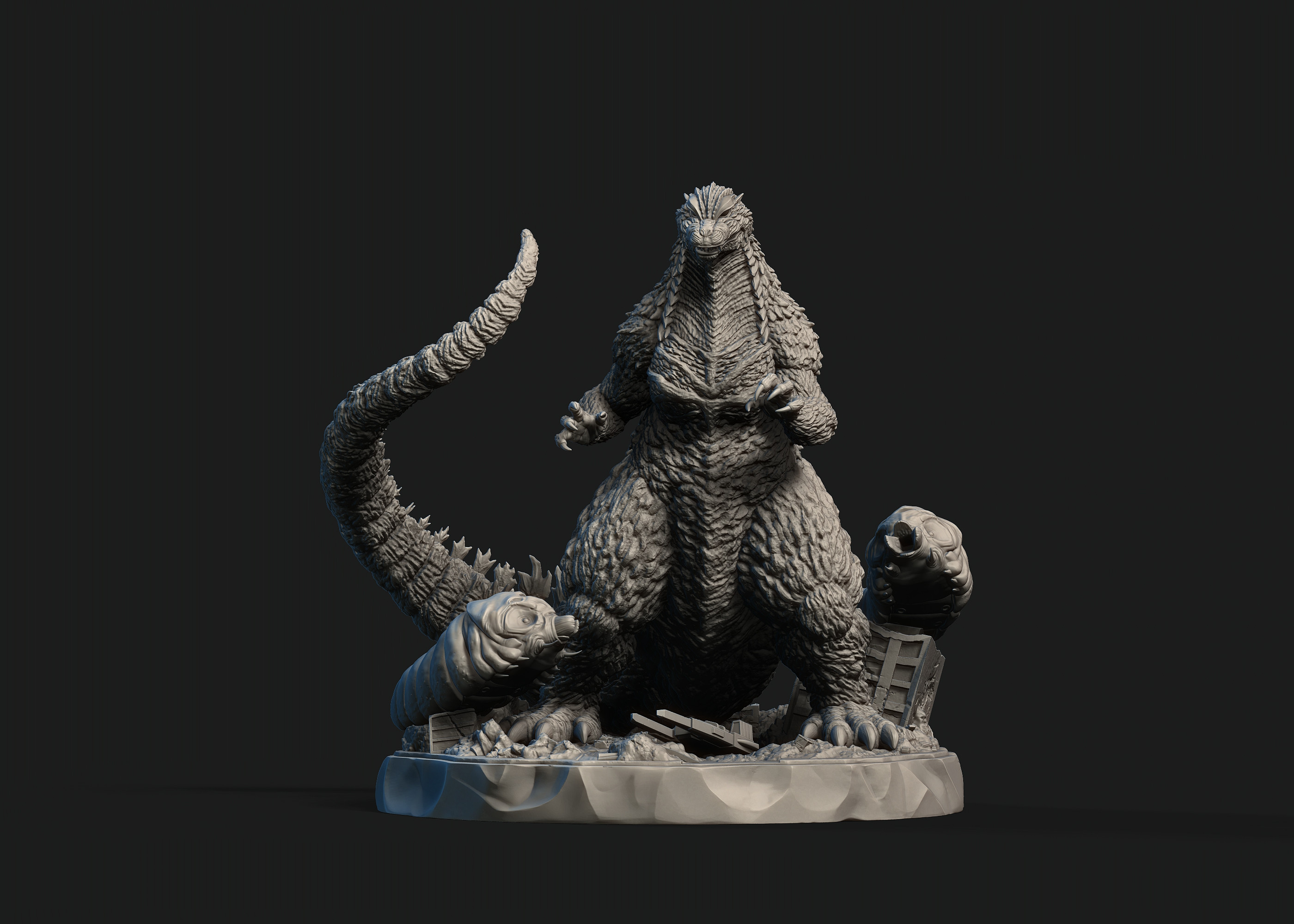 Tommy Hodges - Godzilla S.O.S. MONDO 17" statue