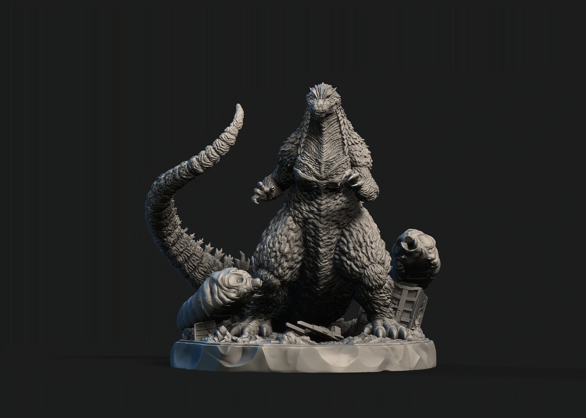 Tommy Hodges - Godzilla S.O.S. MONDO 17" statue