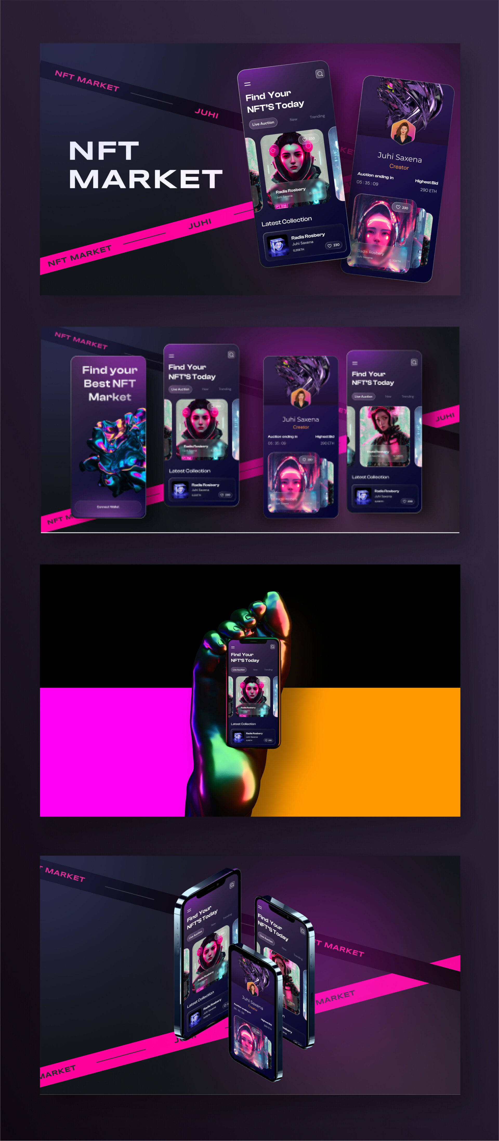 ArtStation - NFT Market UI Mockup