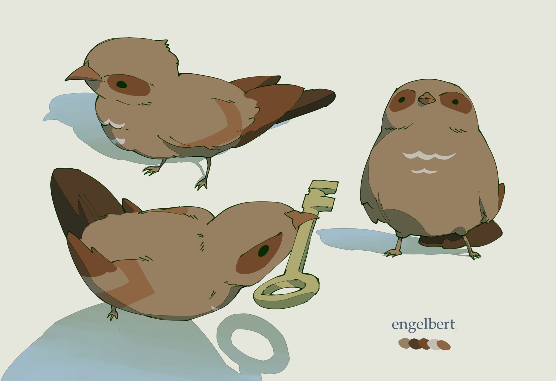 ArtStation - engelbert character sheet