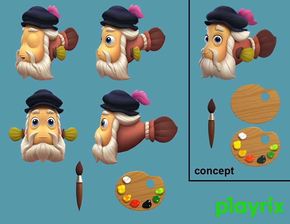 ArtStation - Leonardo fish