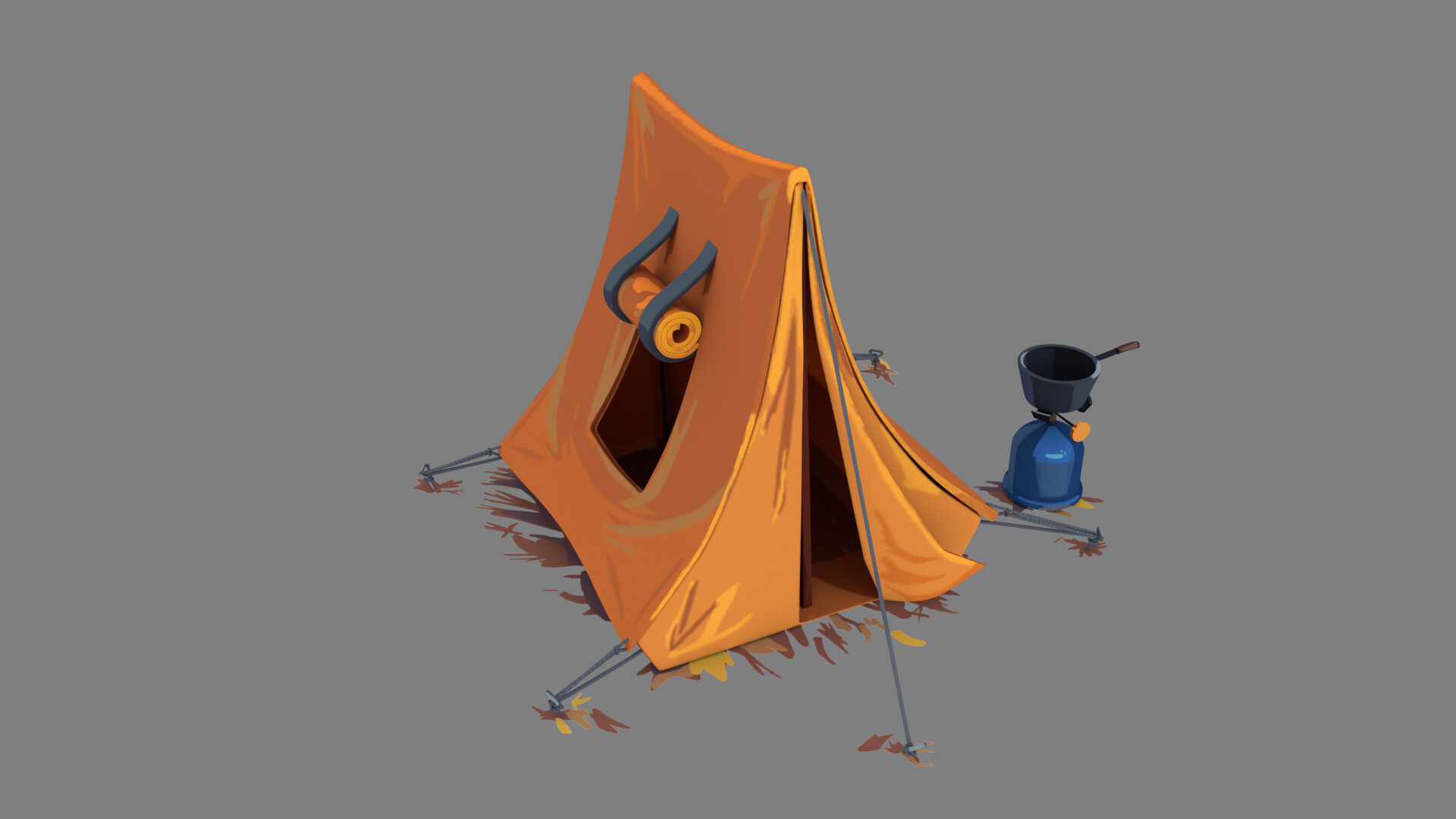 ArtStation - Handpainted tent