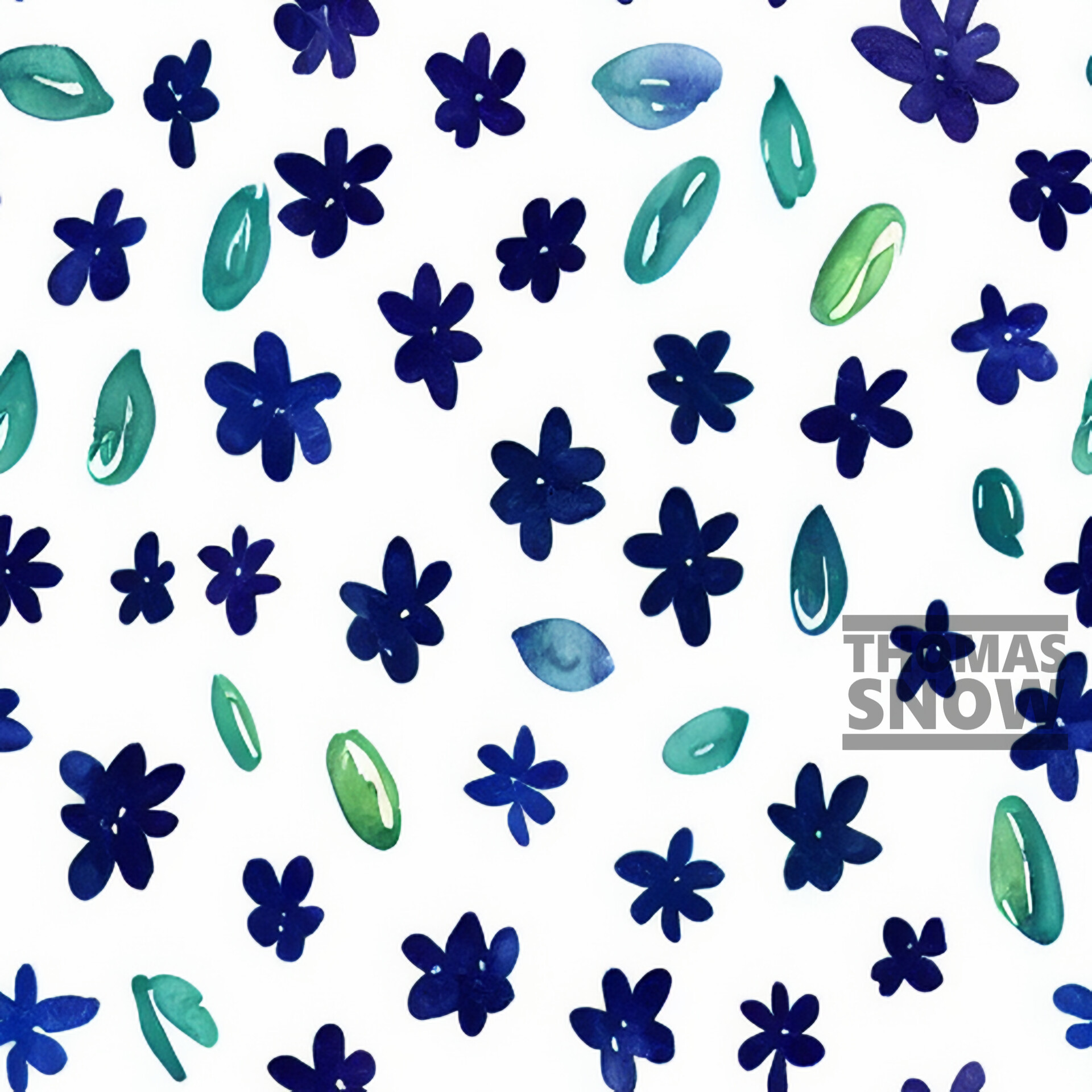 Thomas Snow - "Bloom #1" seamless patterns collection