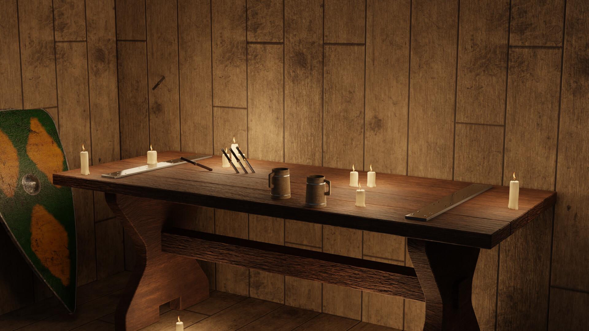 ArtStation - Medieval Table of Candles