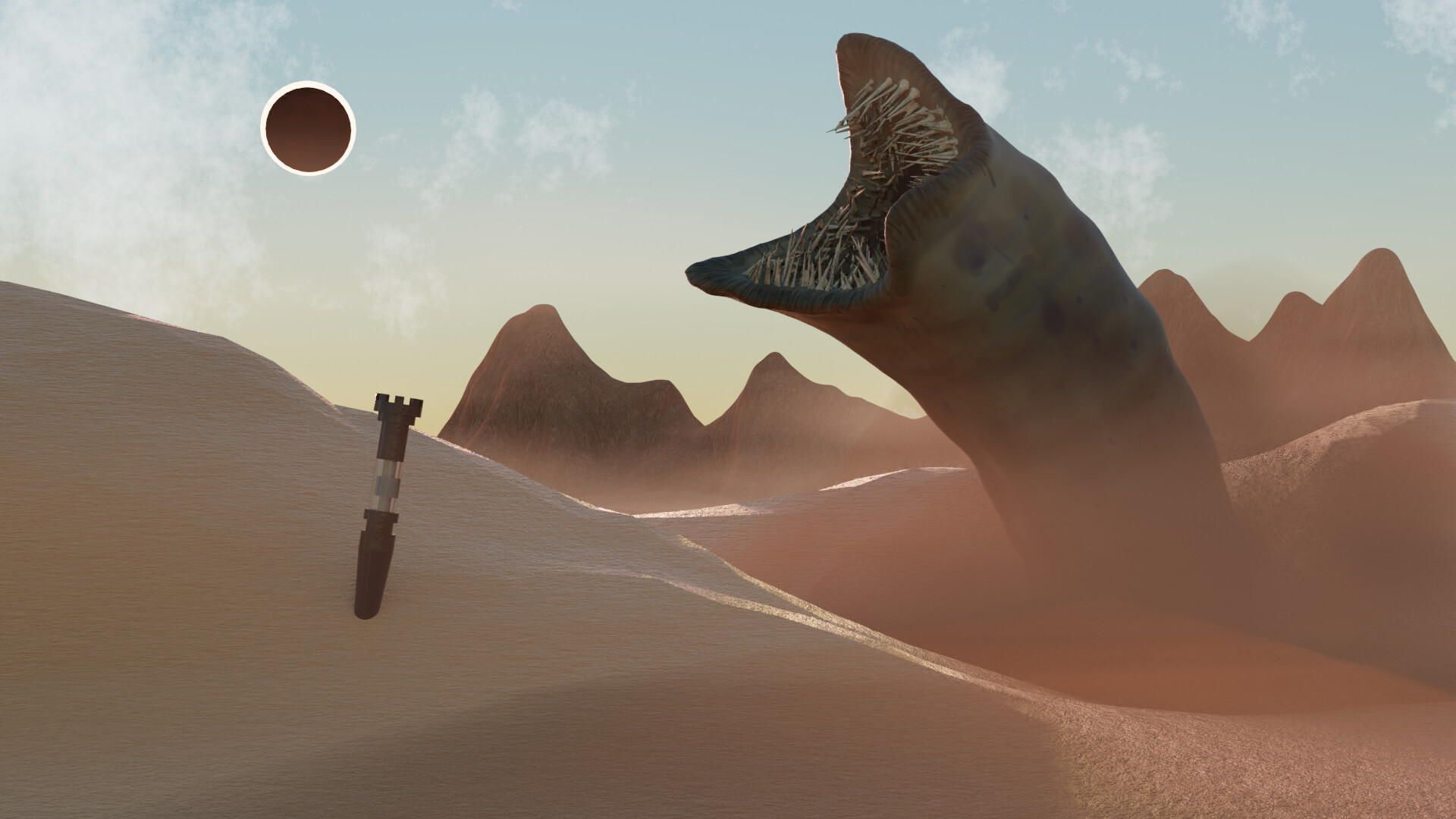 ArtStation - Sand worm, Dune