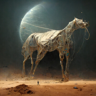 ArtStation - Mechanical Horse On Mars