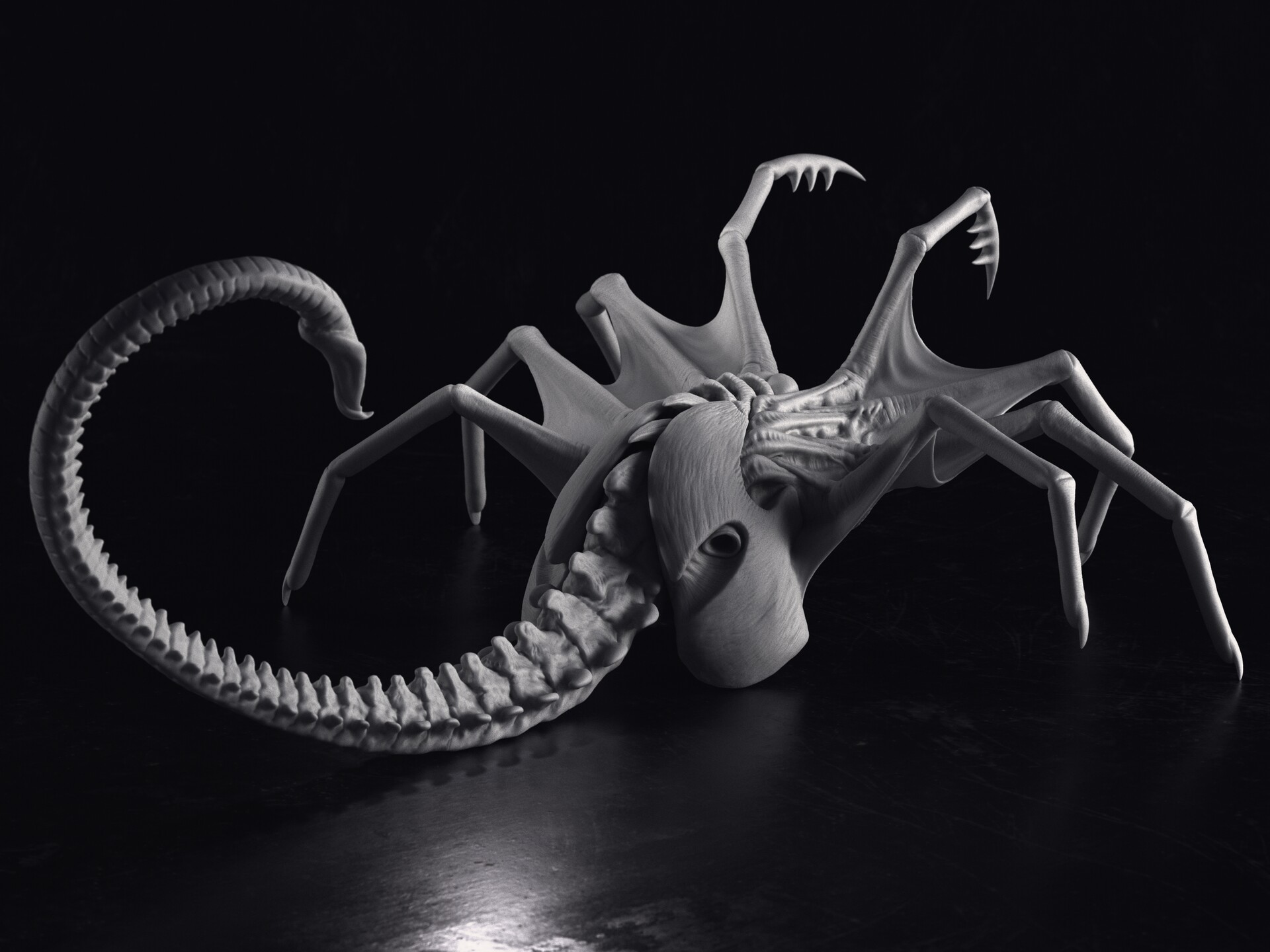 Xenomorph Queen Facehugger